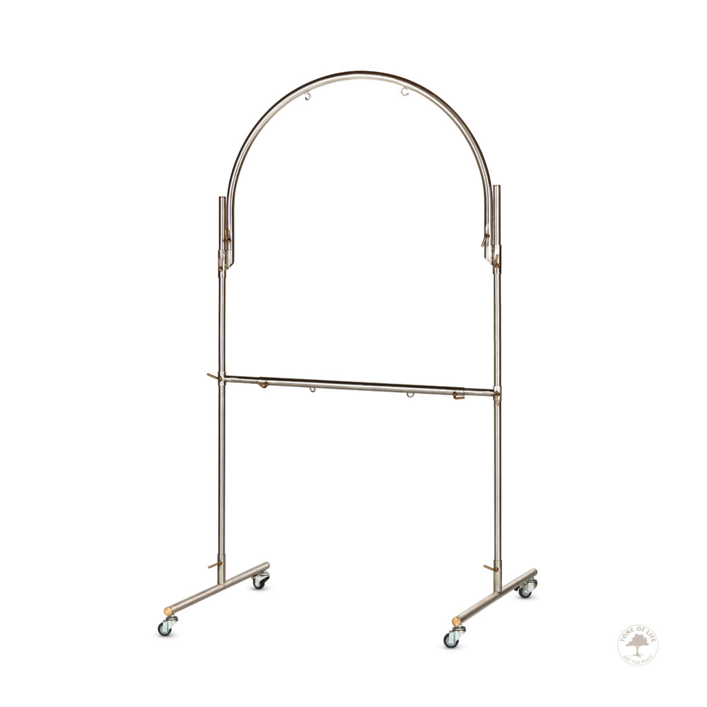Single Arched Stainless Steel Gong Stand up to 60"/150cm Gong - Tone of ...