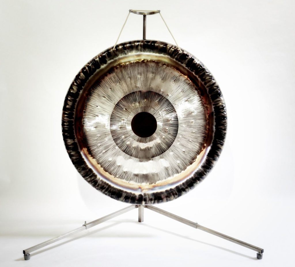 Single Travel Stainless Steel Gong Stand up to 42"/105cm Gong - Tone of ...