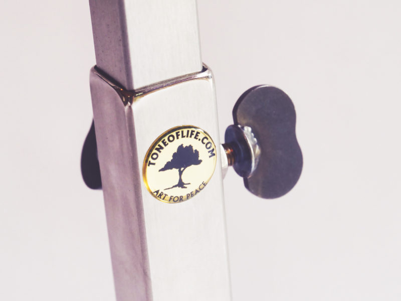 Single Travel Stainless Steel Gong Stand up to 42"/105cm Gong - Tone of ...